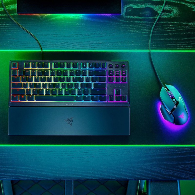 RAZER Clavier de jeu Ornata V3 Tenkeyless - AZERTY - Switches Méca ...
